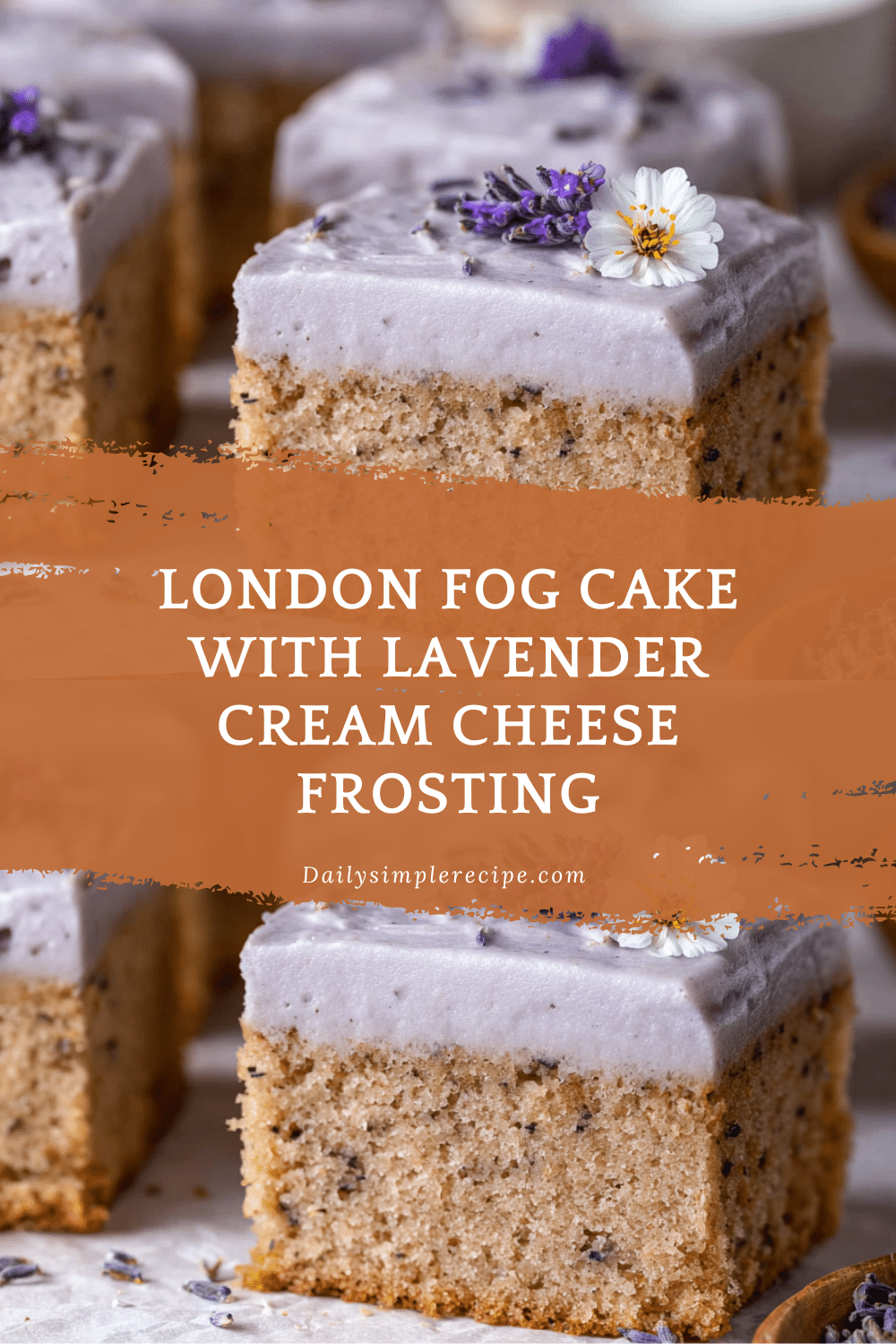 London Fog Cake: Elegant Earl Grey & Lavender Delight