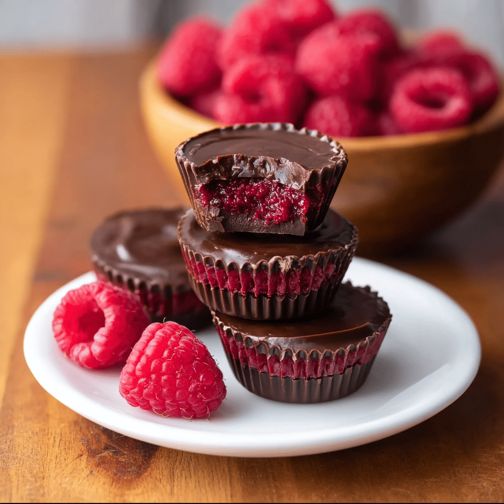 Chocolate Raspberry Cups: Decadent & Fruity Homemade Treats