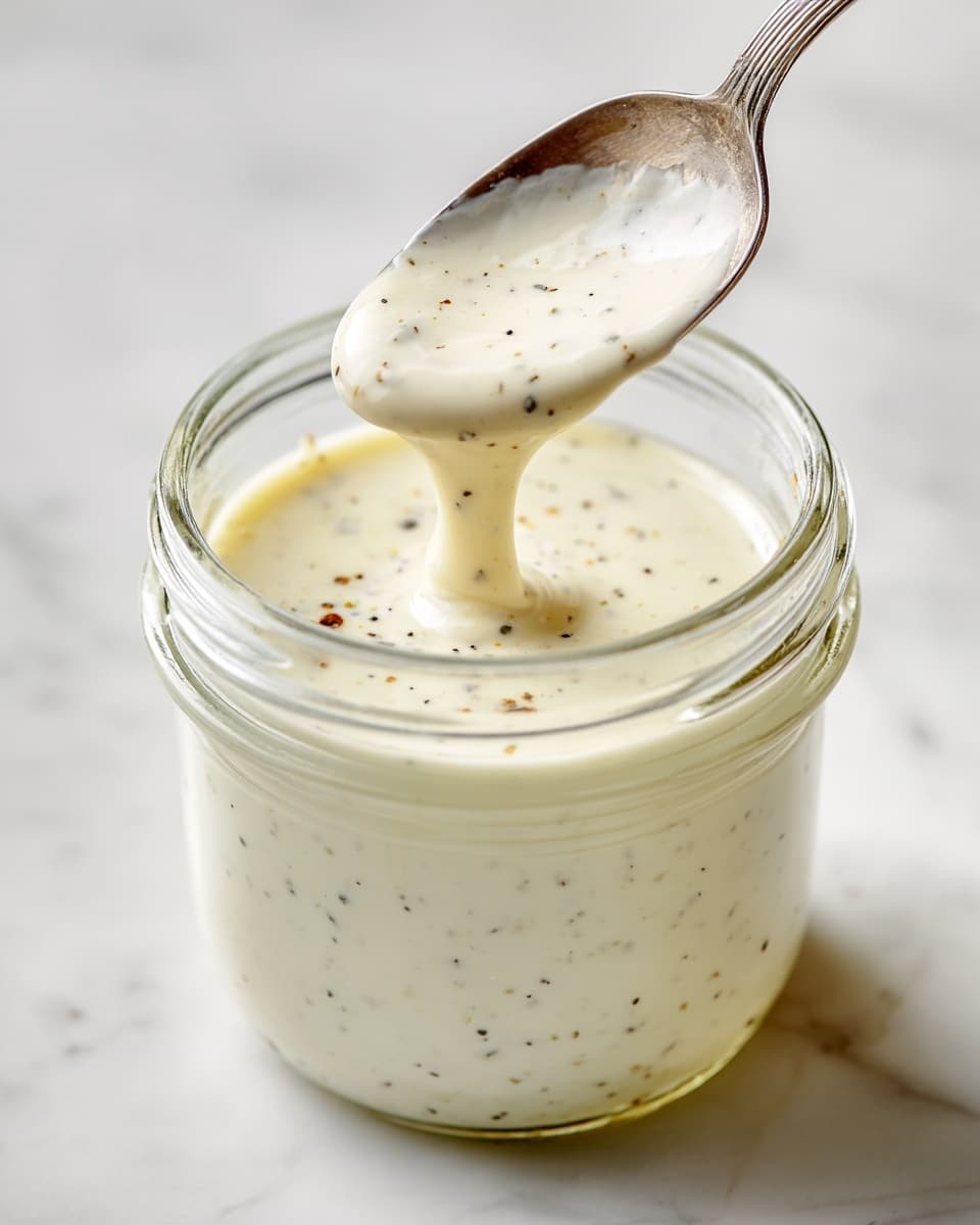 Parmesan Peppercorn Dressing – Creamy & Flavorful Salad Sauce